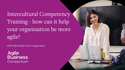 Intercultural Competency Training - how can it help your organisation be more agile?